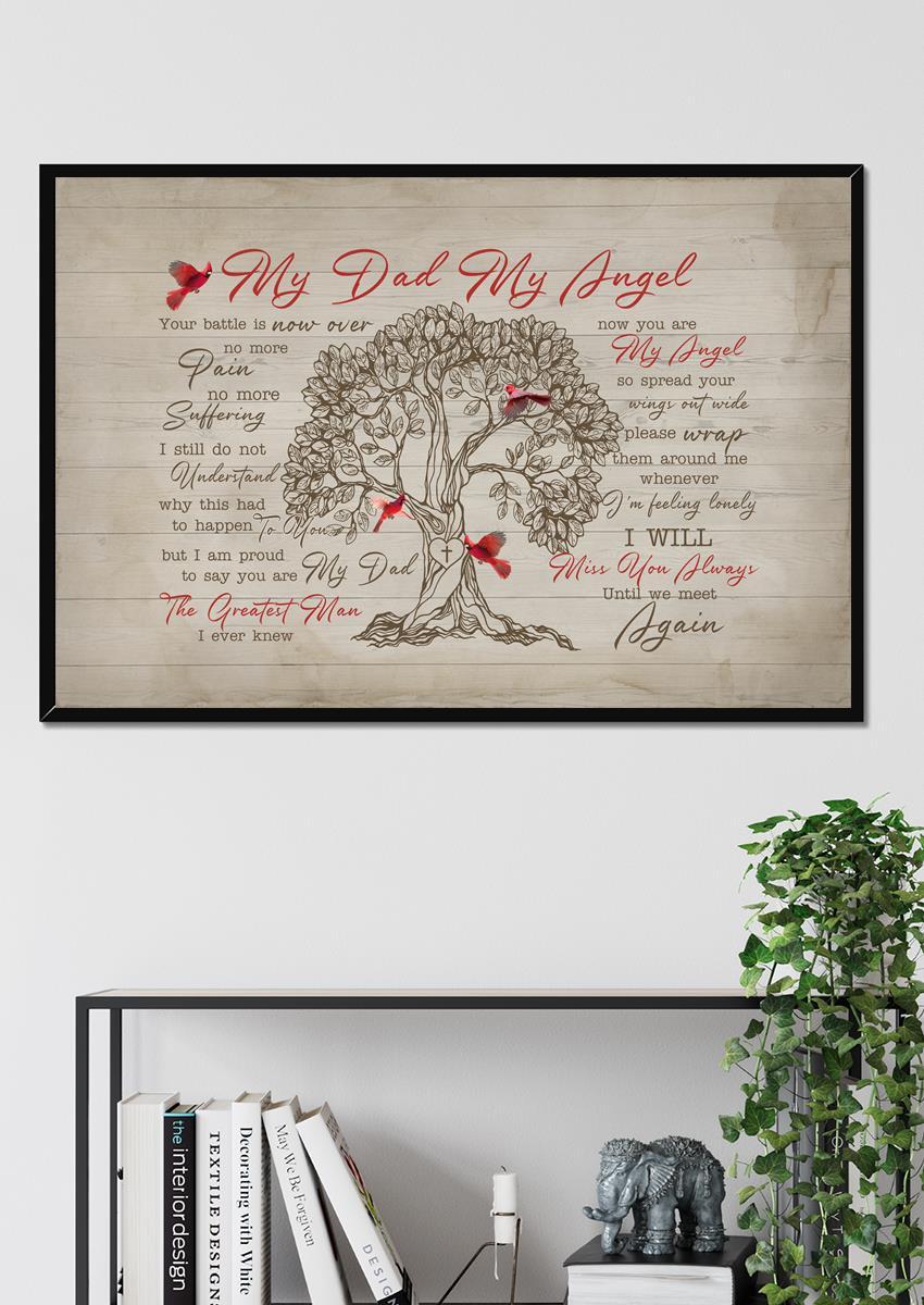 My Dad My Angel Memorial Letter From Children To Passed Away Father ...