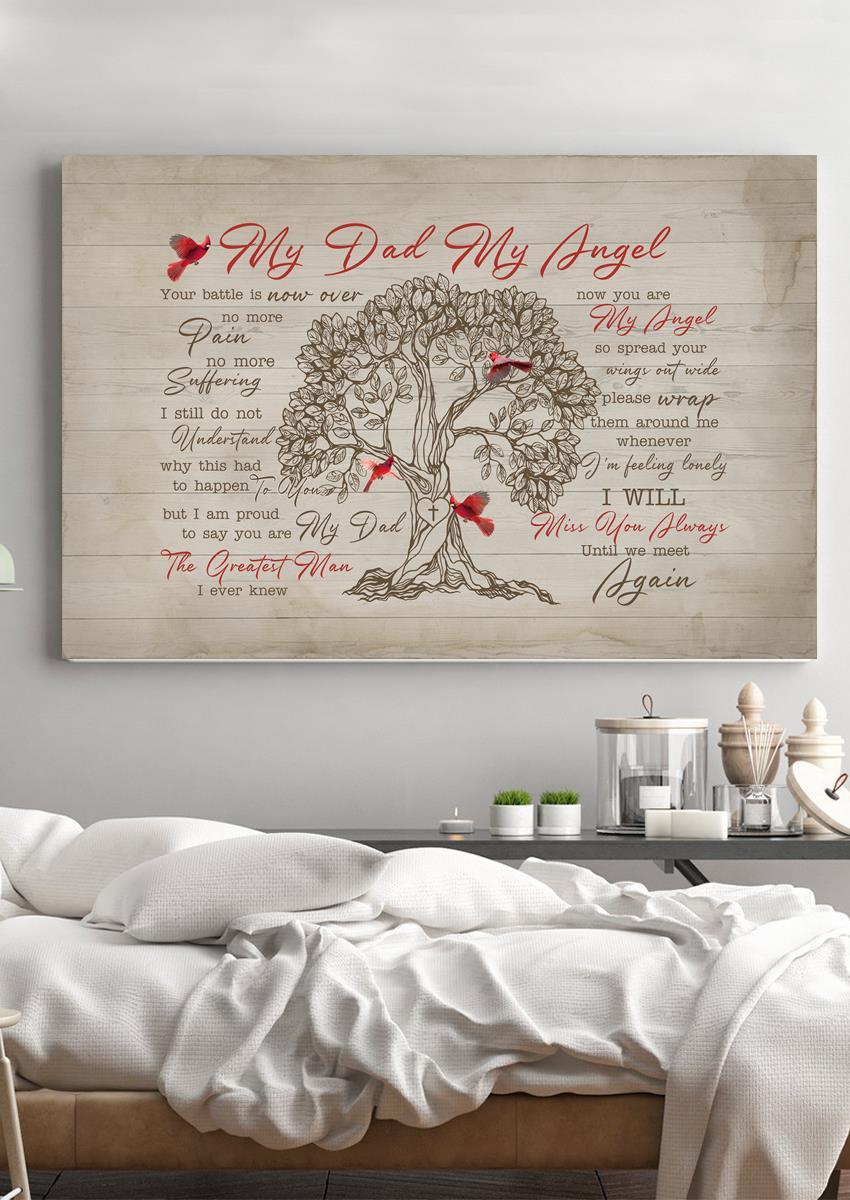 My Dad My Angel Memorial Letter From Children To Passed Away Father ...