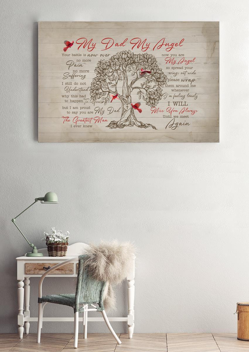 My Dad My Angel Memorial Letter From Children To Passed Away Father ...