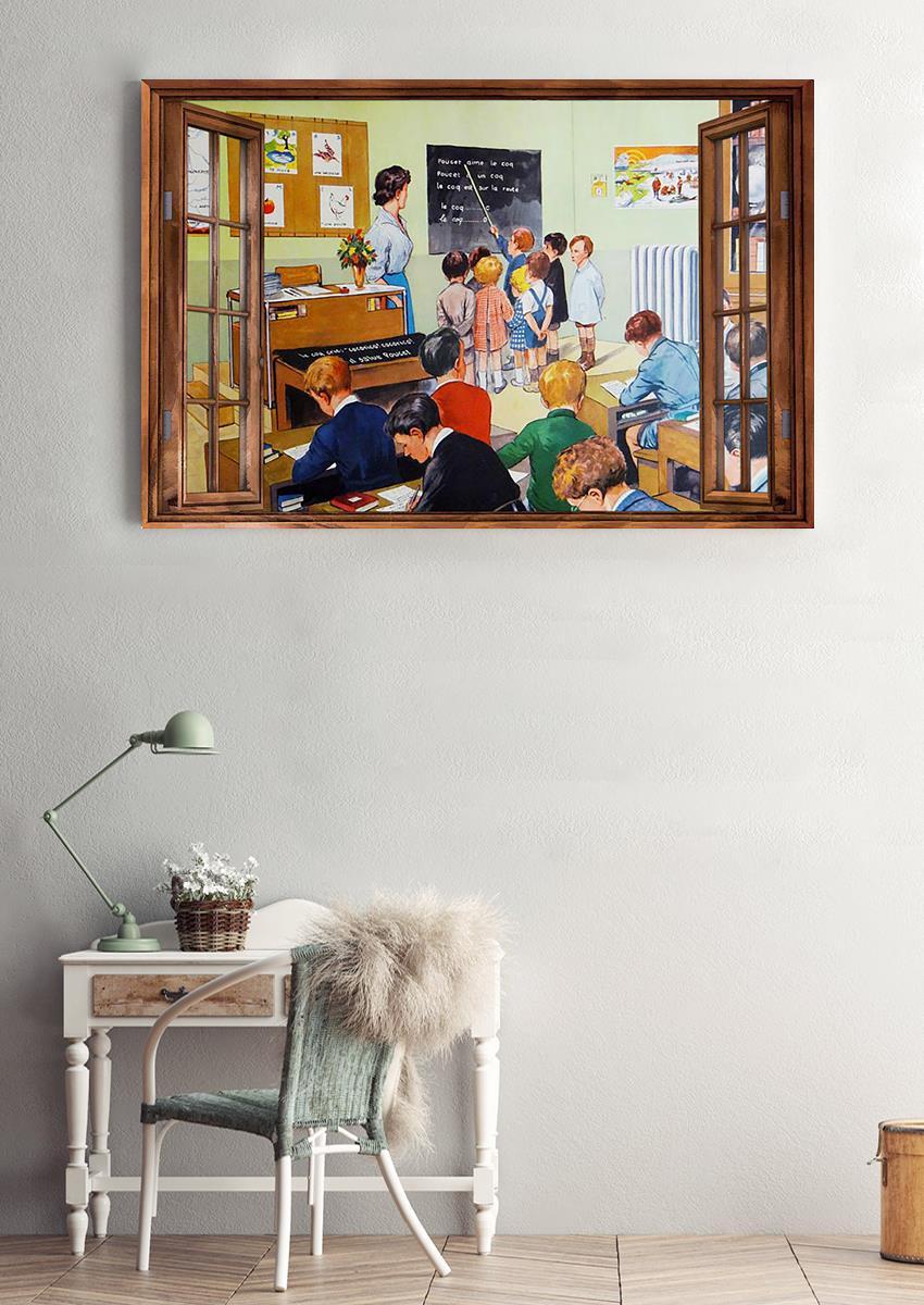 Window View Classroom Teacher Wall Art For School Decor - The Daisy Shop